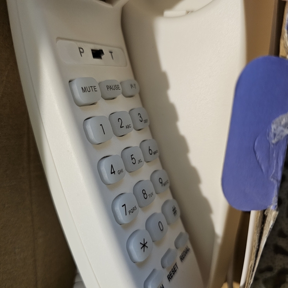 Unlisted | Office | White Corded Telephone With Keypad | Poshmark